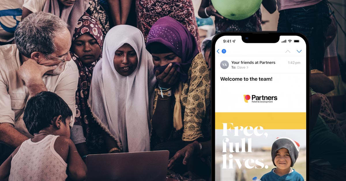 Sign up for our newsletter. | Partners Relief & Development